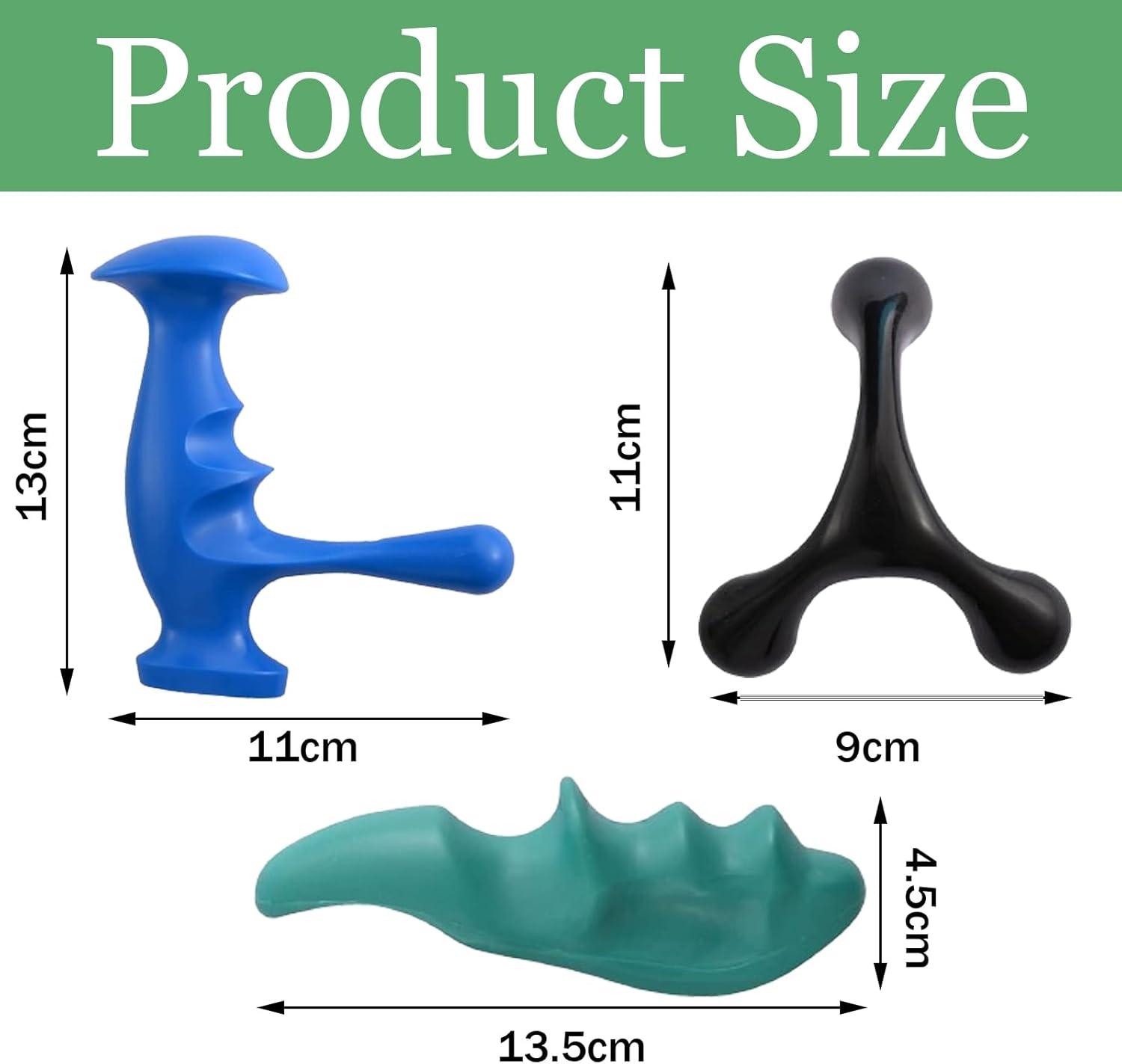 Fleymu 3-Piece Thumb Saver Massager | Deep Tissue Massage Tool for ...