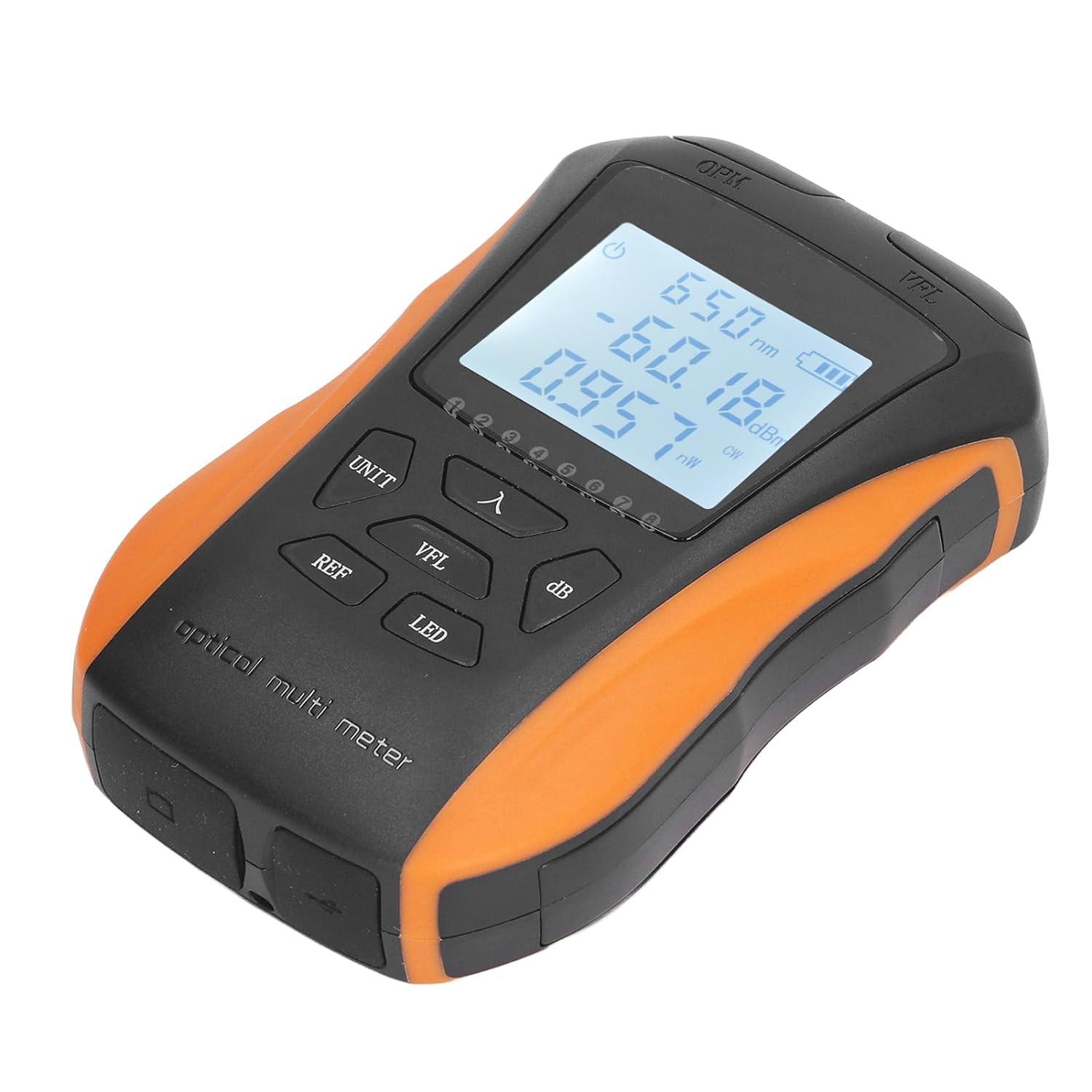 Optical Power Meter Universal Fiber Optic Tester Portable Ergonomic ...