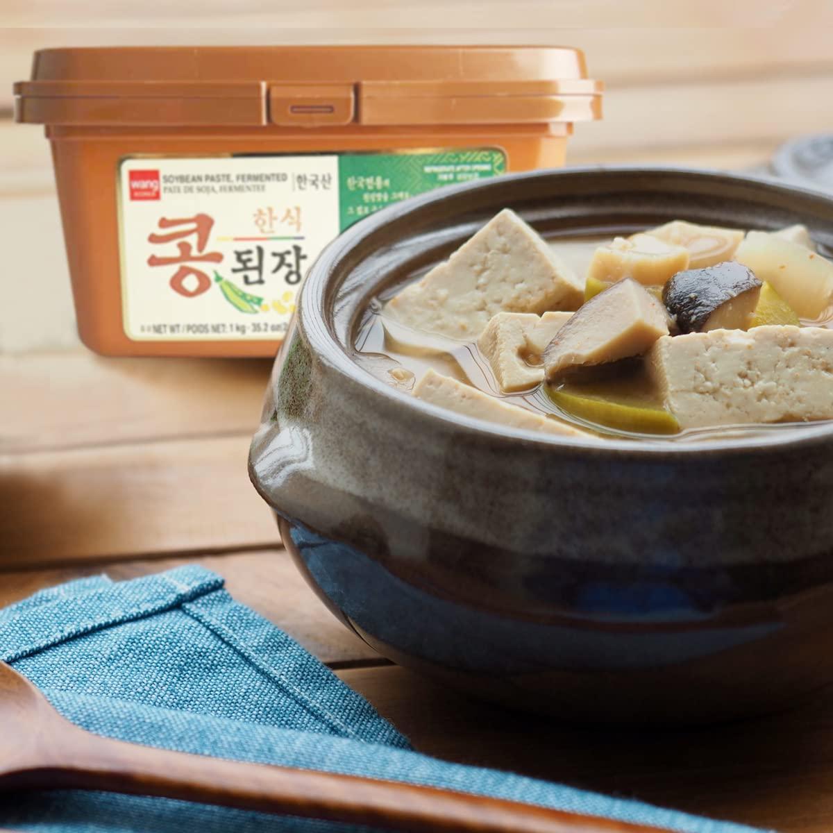 Wang Korean Traditional Doenjang Fermented Soybean Paste 1.1 lb ...