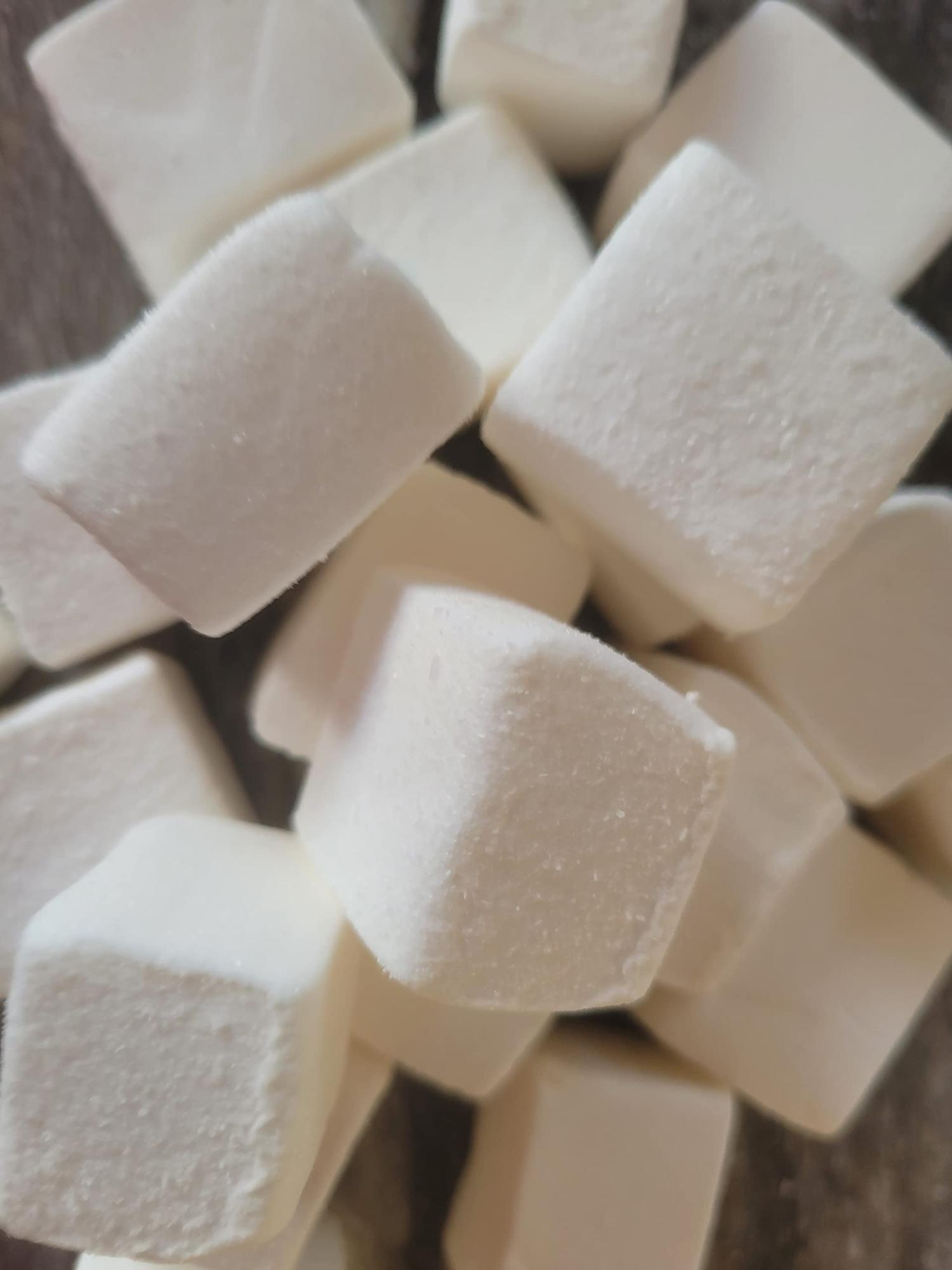 Marshmallows Large White Vanilla Cube Shaped Sweets HALAL (1500g) | Buy ...