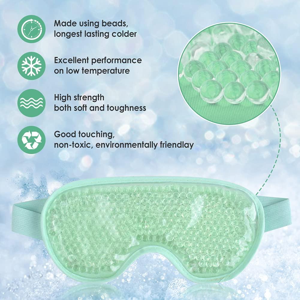 Cooling Eye Mask Gel | Relieve Migraines Swollen & Dry Eyes ...