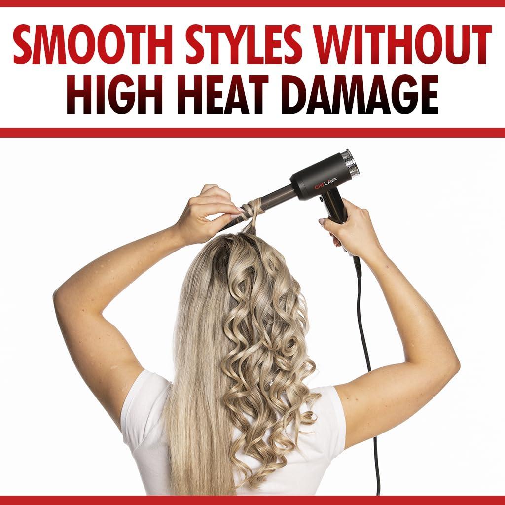 CHI Lava Curl Shot - Hair Curling Wand for Voluminous Shiny Curls ...