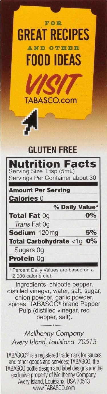 Tabasco Pepper Sauce 60ml - Set of 5 Flavours | Red | Green | Habanero ...