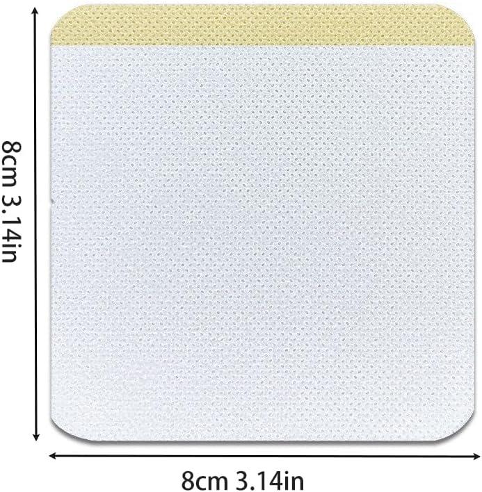 Pack of 200 Cohesive Bandages - Pre-Cut Square Design Soft Fabric Cloth ...