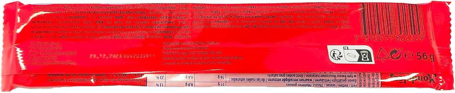 Daim Chocolate bar (36 x 56 g) - Crunchy Almond Caramel Covered with ...