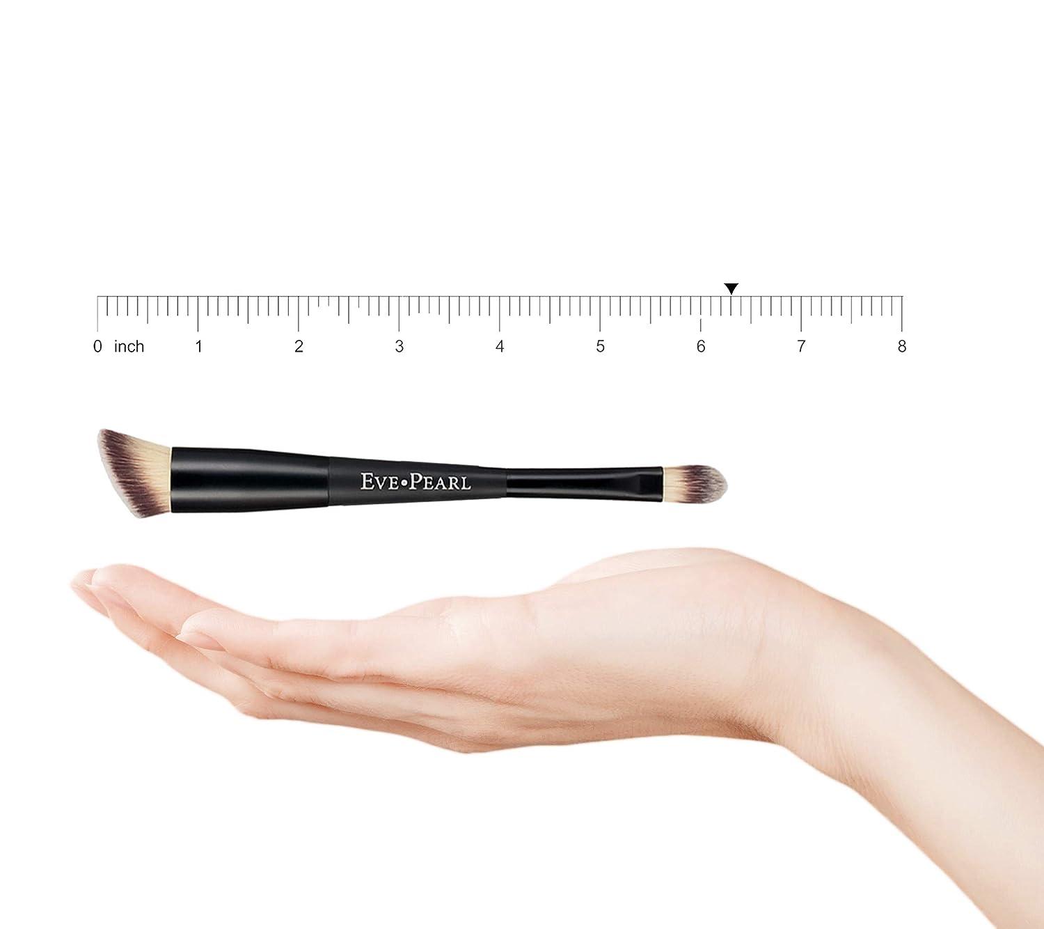 EVE PEARL Dual Salmon Concealer & 202 Concealer Blender Brush Set - Tan