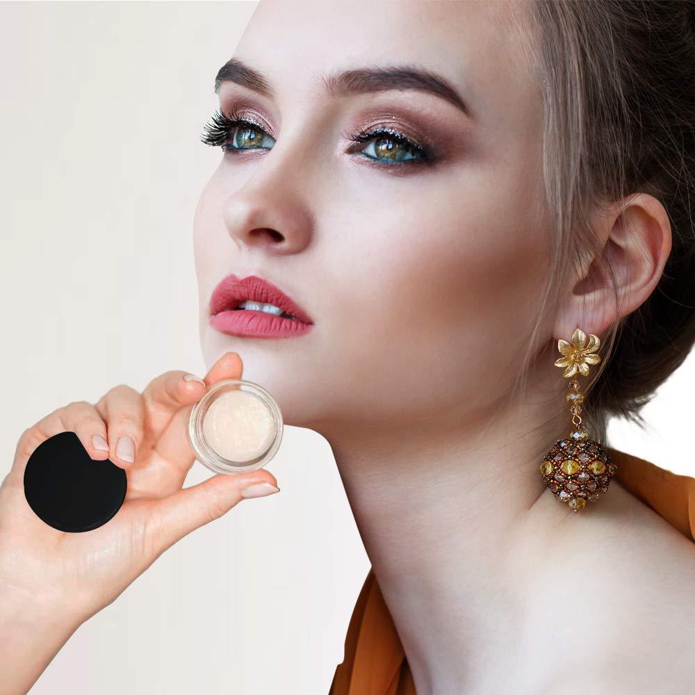 5g Cosmetic Containers 50pcs Sample Jars with Lids (Black) - 50 Count ...