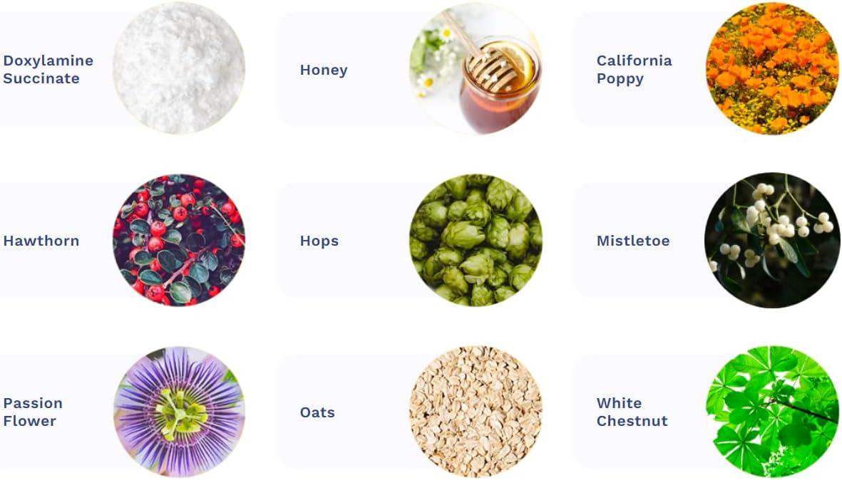 Sambrosa Sweet Dreams Night Syrup - Natural Non-Habit Forming Sleep Aid ...