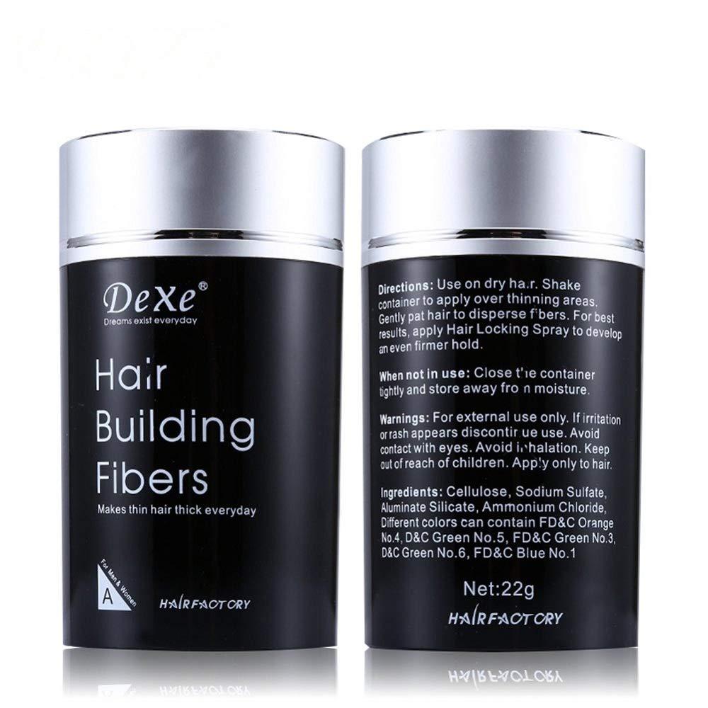 Dexe Hair Building Fibers - Keratin Hair Fiber for Thinning Hair and ...