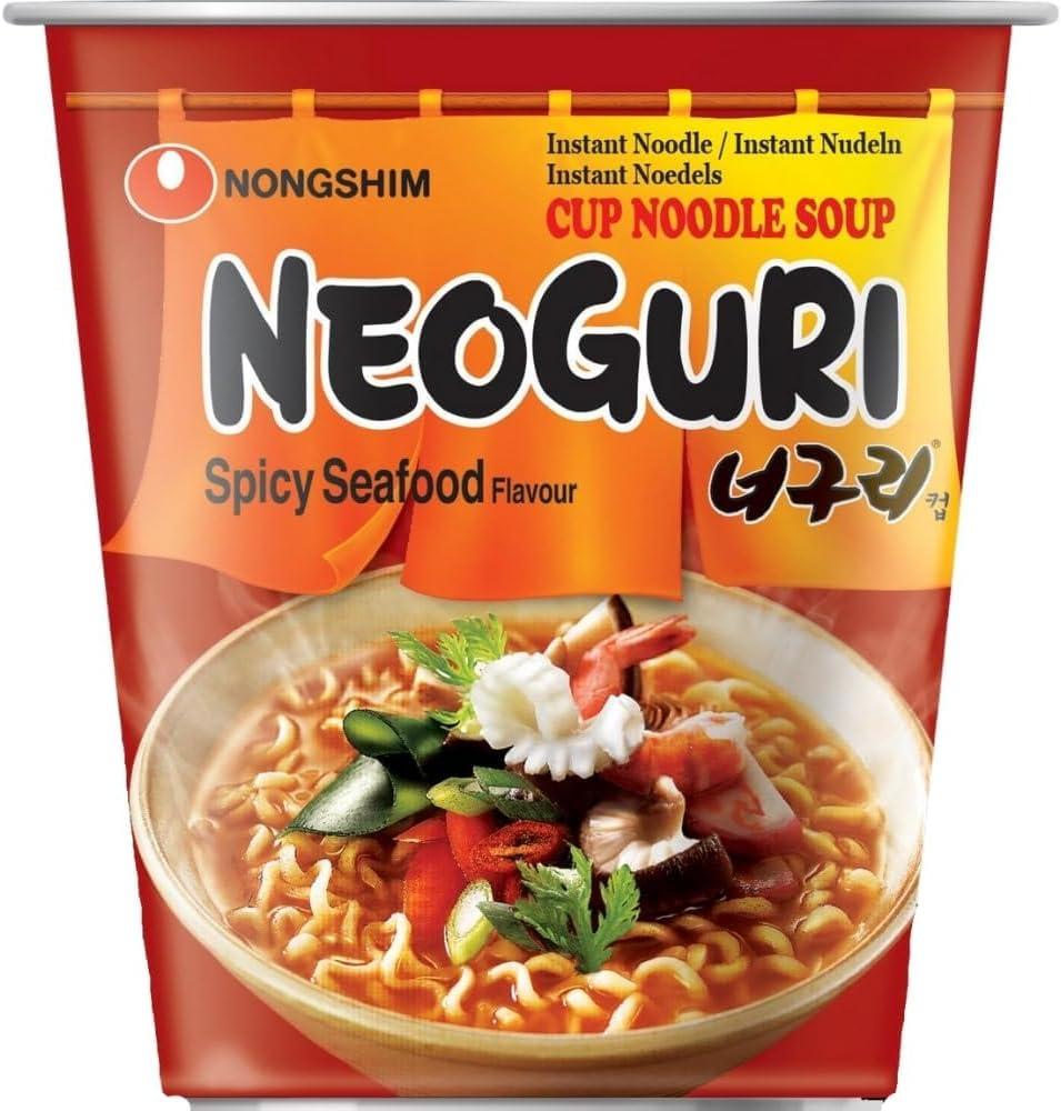 CNMART Nongshim Neoguri Hot Spicy Seafood Flavour Instant Noodle Cup ...