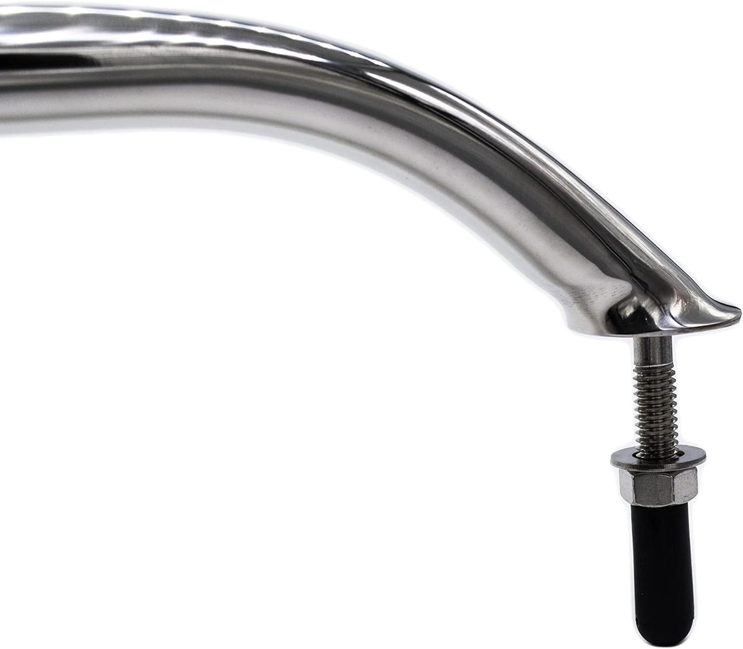 MARINE CITY 304 Grade Stainless Steel 18 Handrail Grab Rail Handle for ...