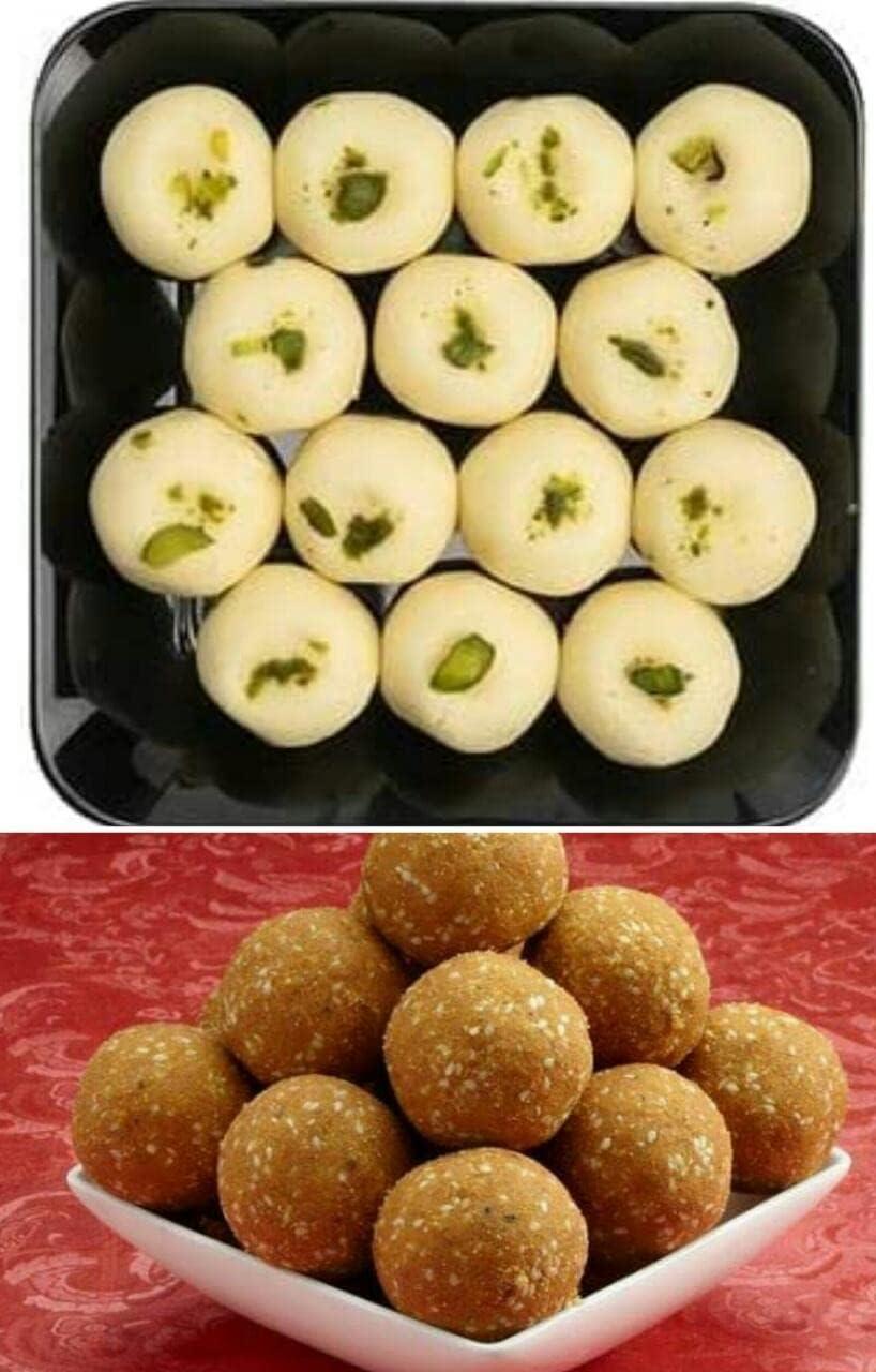 2 Different Types Of Delicious Indian Traditional Sweets For Raksha ...