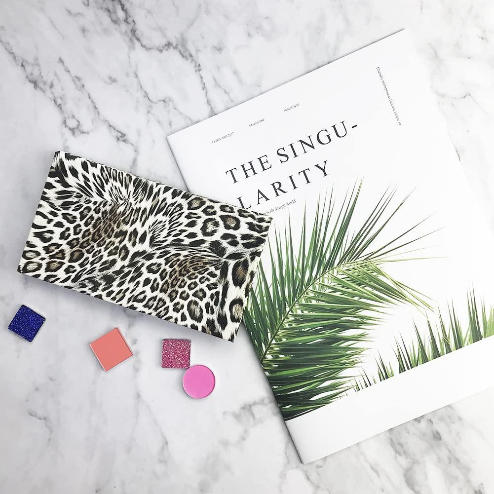 SZDYM Mermaid Empty Magnetic Palette - Leopard Grain | Large Rectangle ...