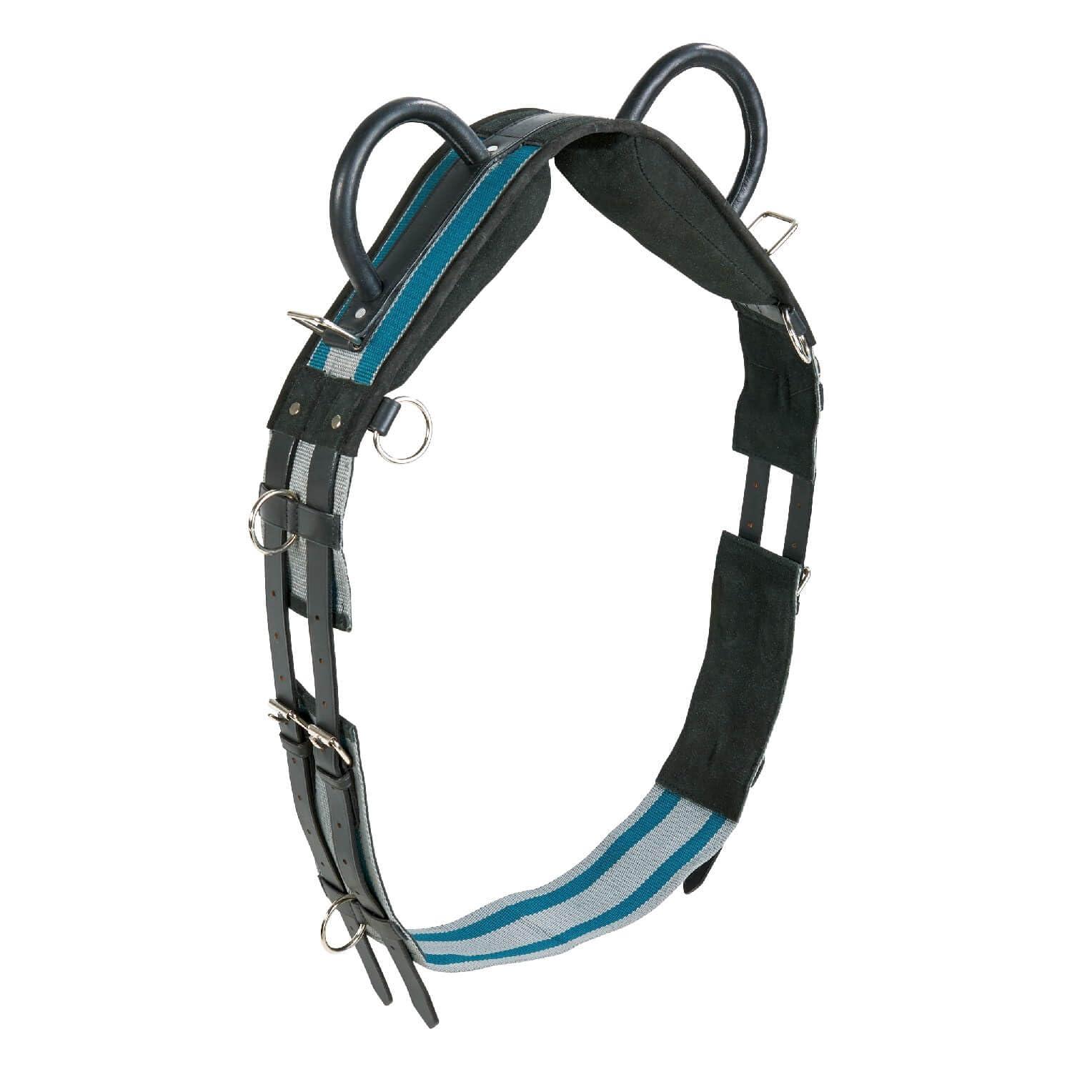 Lunging Girth Double Minishetty - Grey/Teal Green | Premium ...