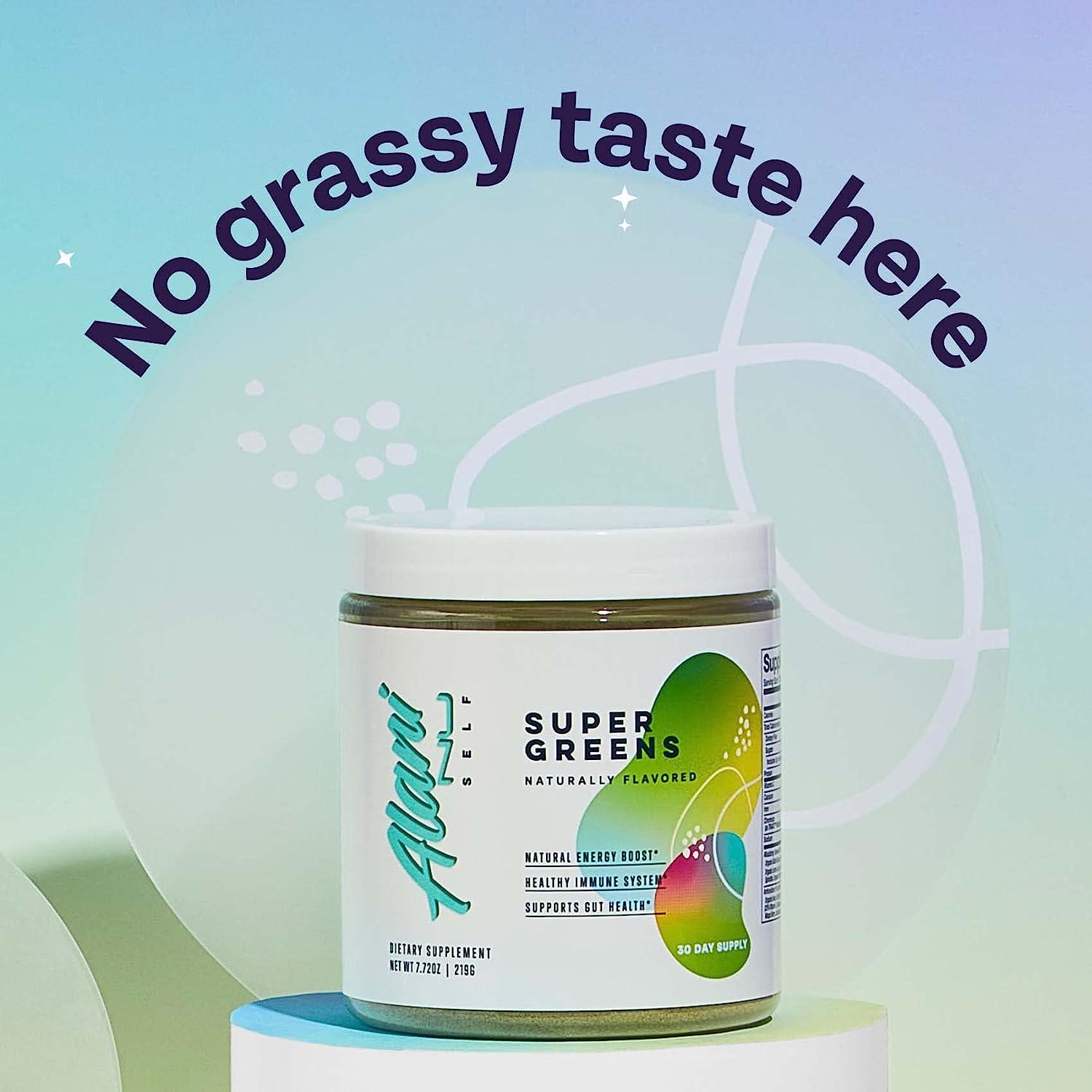 Alani Nu Super Greens Powder - Premium Superfood Supplement with ...