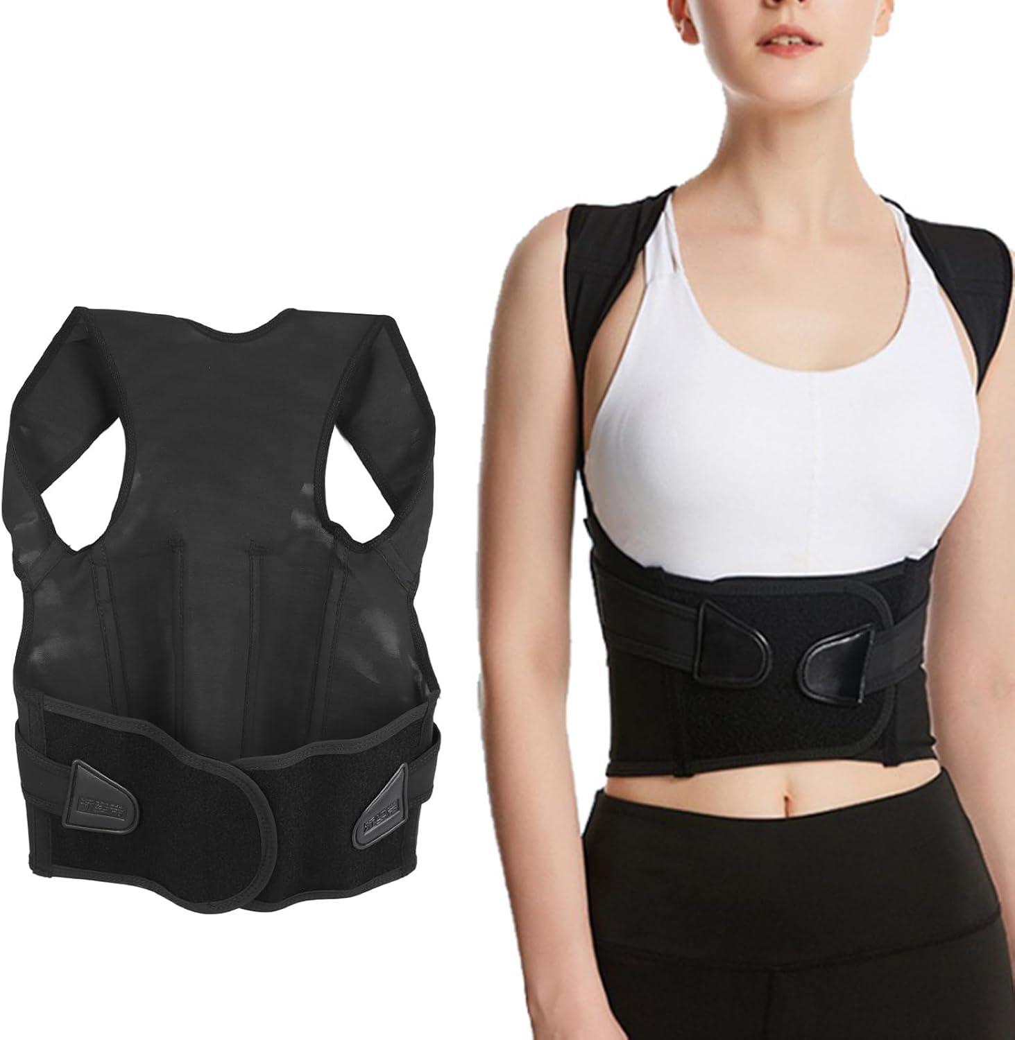 Adjustable Back Bandage for Posture Correction | Shoulder Support ...