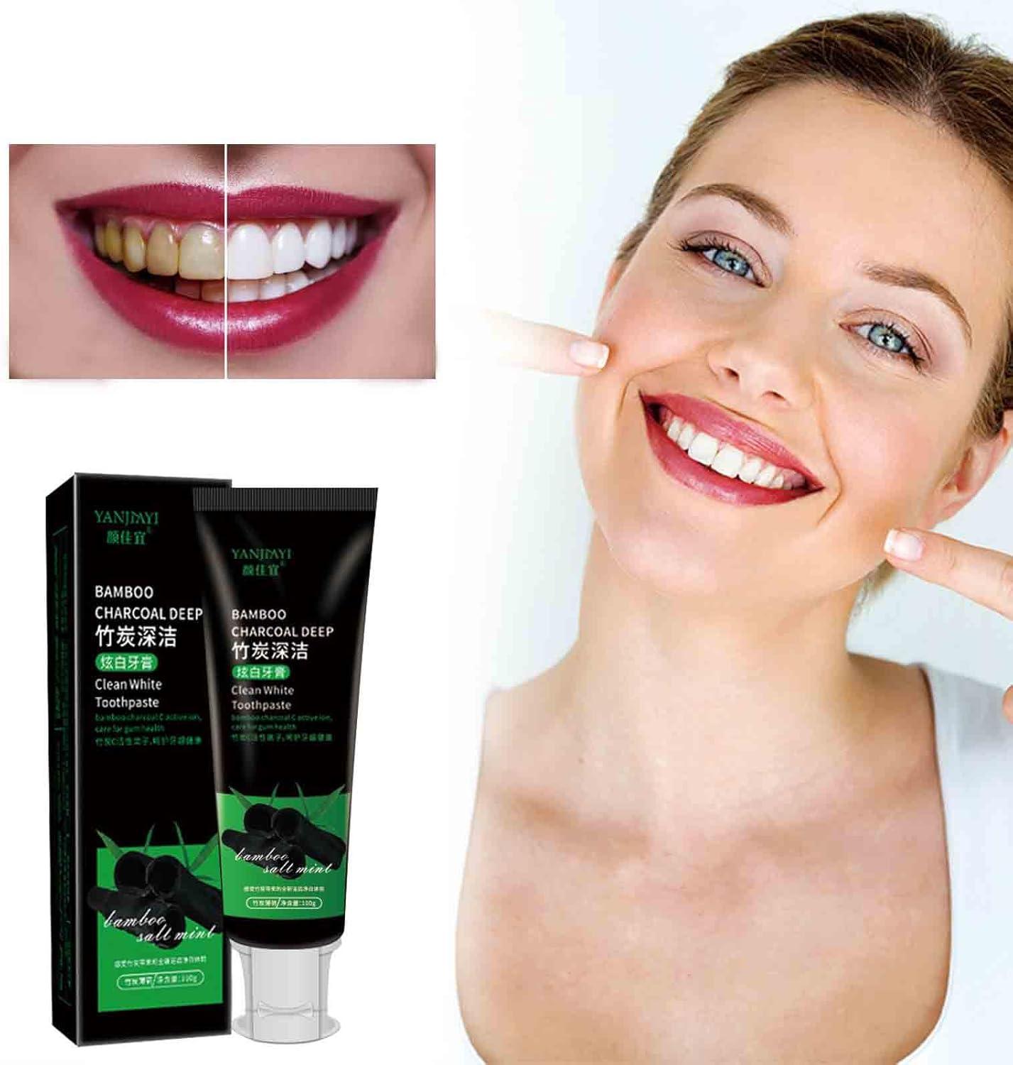 Buy Bamboo Charcoal Toothpaste - Activated Carbon Whitening Natural ...