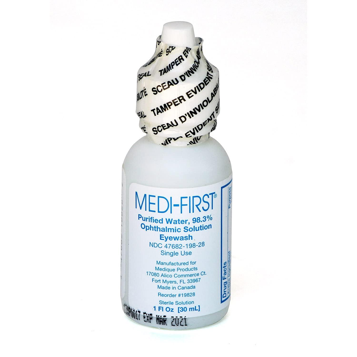 Medique Medi-First Eyewash 1 Oz. - Clear Eye Rinse and Protection ...