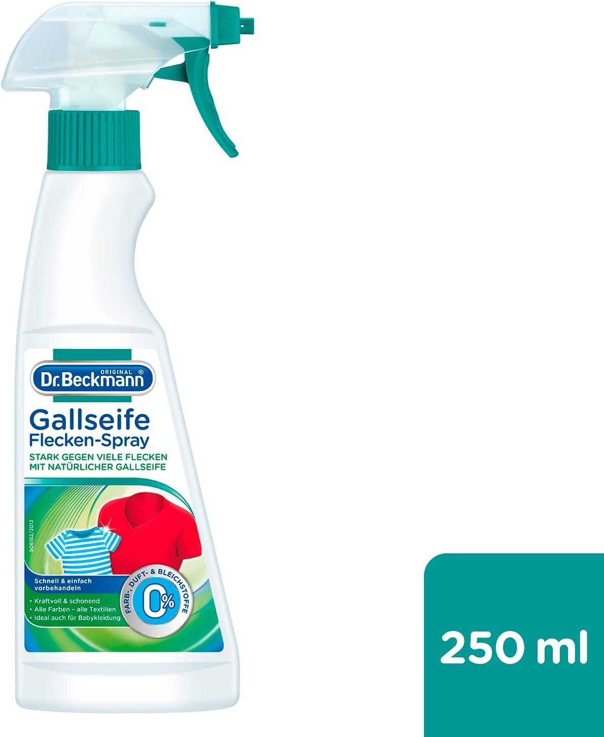 Dr. Beckmann Gall Soap Stain Spray - Natural Gall Soap | Pack of 3 x 250ml | Effective Stain ...