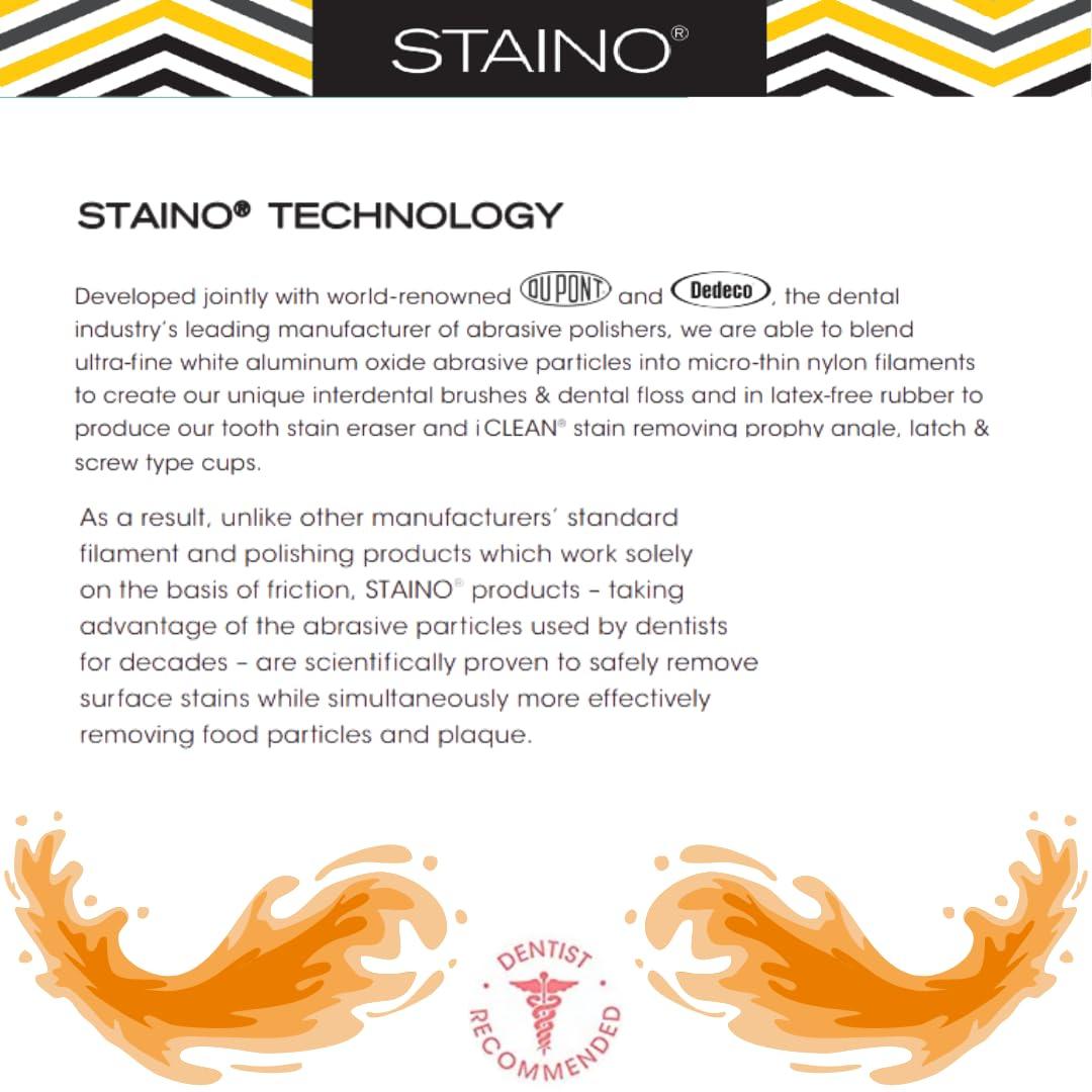 Staino Interdental Brush Refills - Microfine Minis Small Cylindrical 72 ...