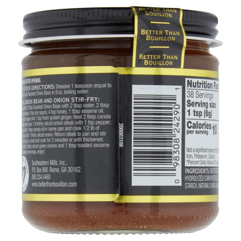 Better Than Bouillon Sauteed Onion Base | Blendable Flavor Booster | 38 ...