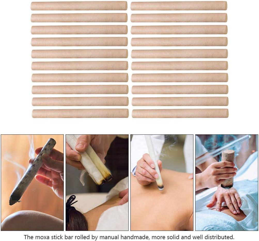 20 Pieces Mini MoXA Sticks - Handmade Moxibustion Rods for Acupuncture ...