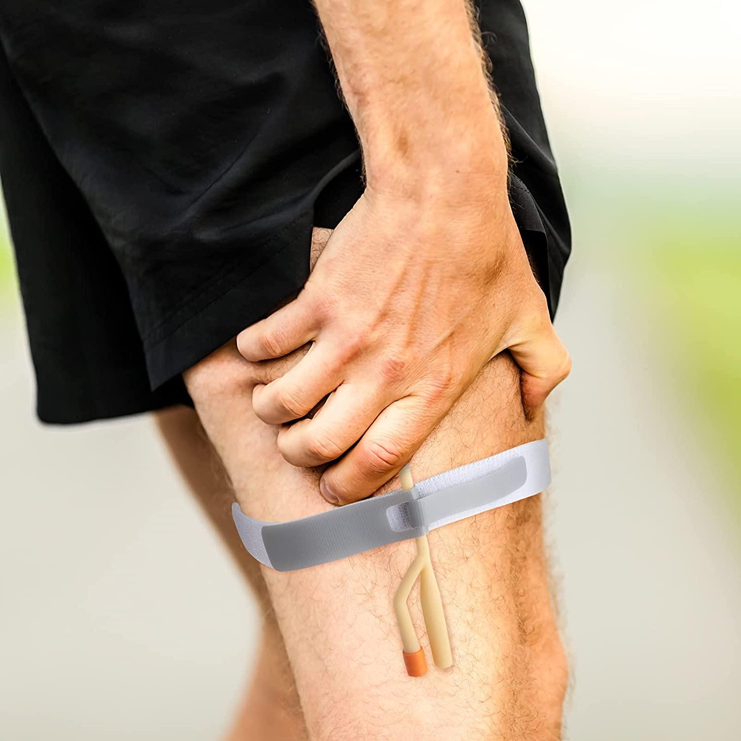 Foley Catheter Legband Holder with Anti-Slip Silicone Grip - Gray | Buy ...