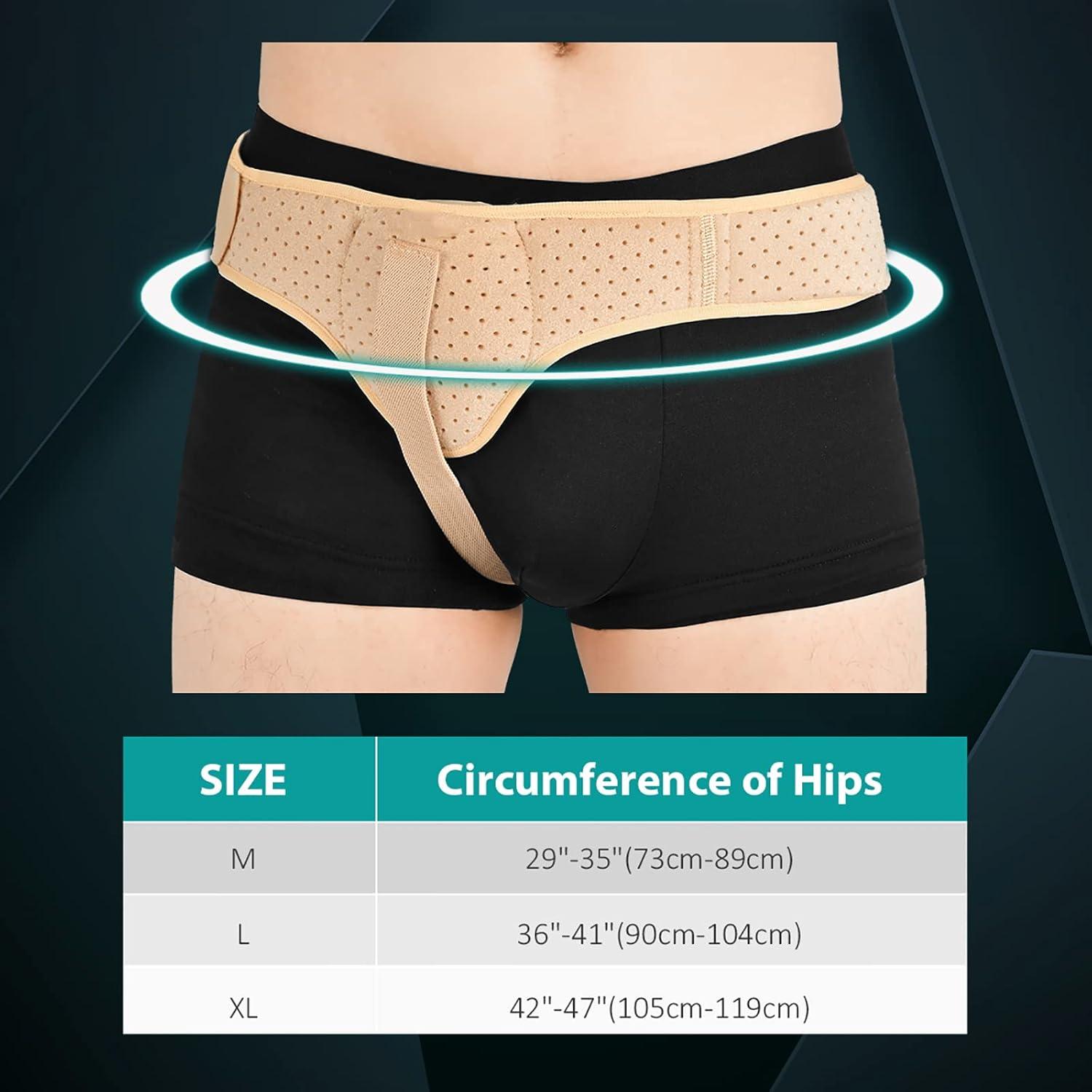 Samnuerly Inguinal Hernia Belt | One-Sided Medical Bandage with ...