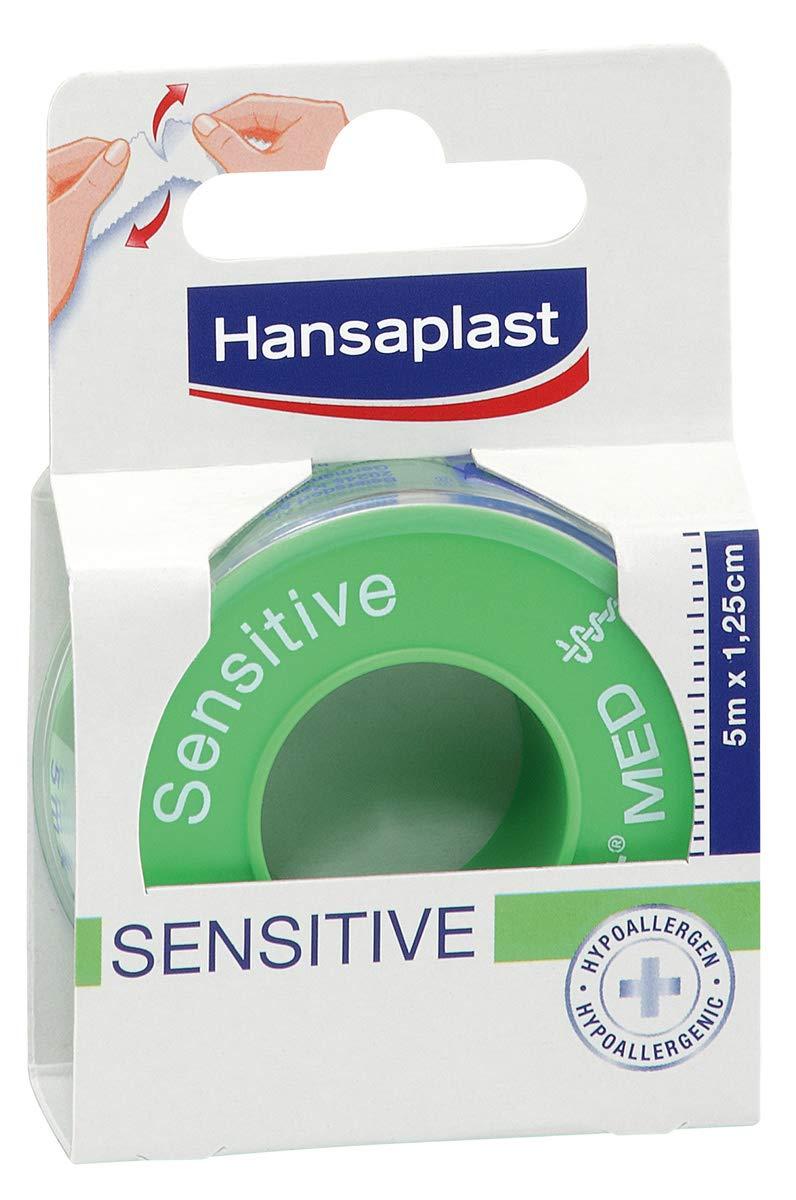 Hansaplast Sensitive Plaster - 5m x 1.25cm | Premium Adhesive Bandages ...