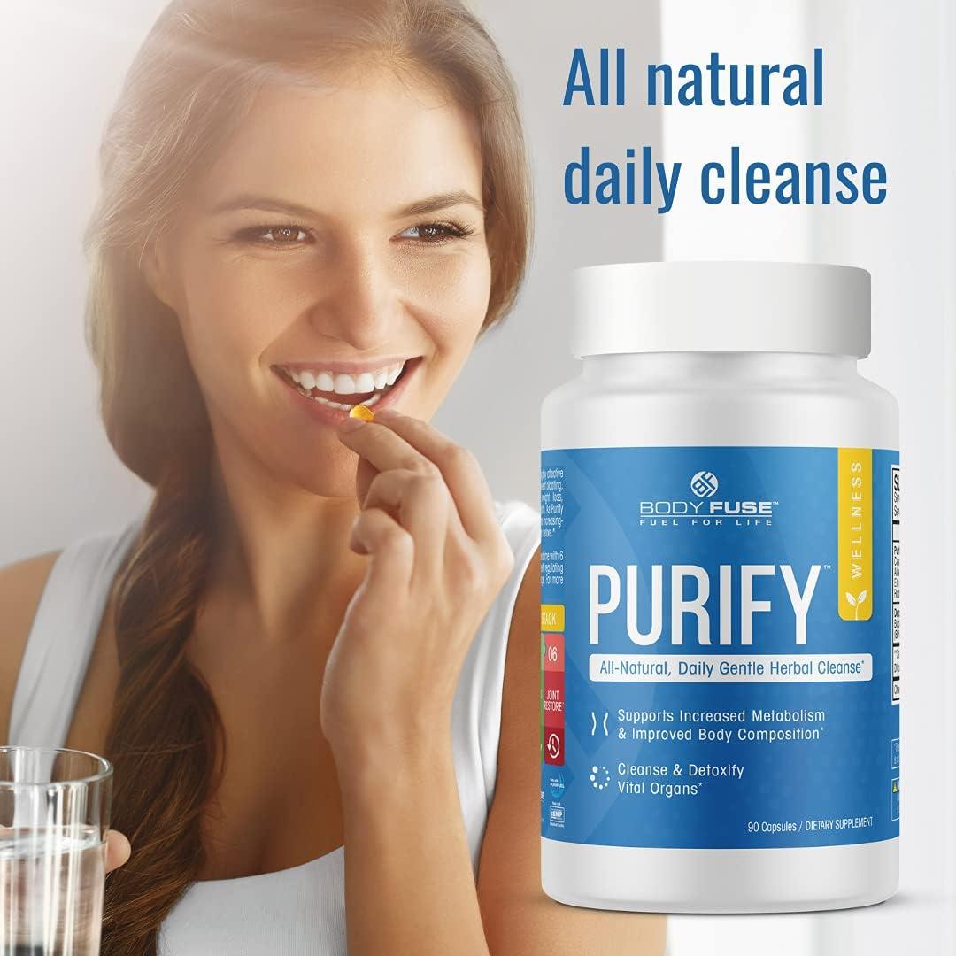 Body Fuse Purify Herbal Cleanse - Internal Organ & GI Detox - 30 ...