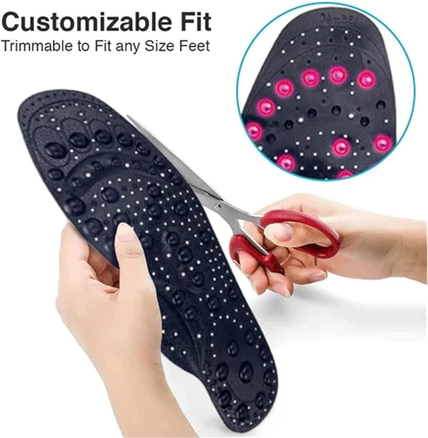 Titanvein Far Infrared Tourmaline Acupressure Insoles - Magnetic ...