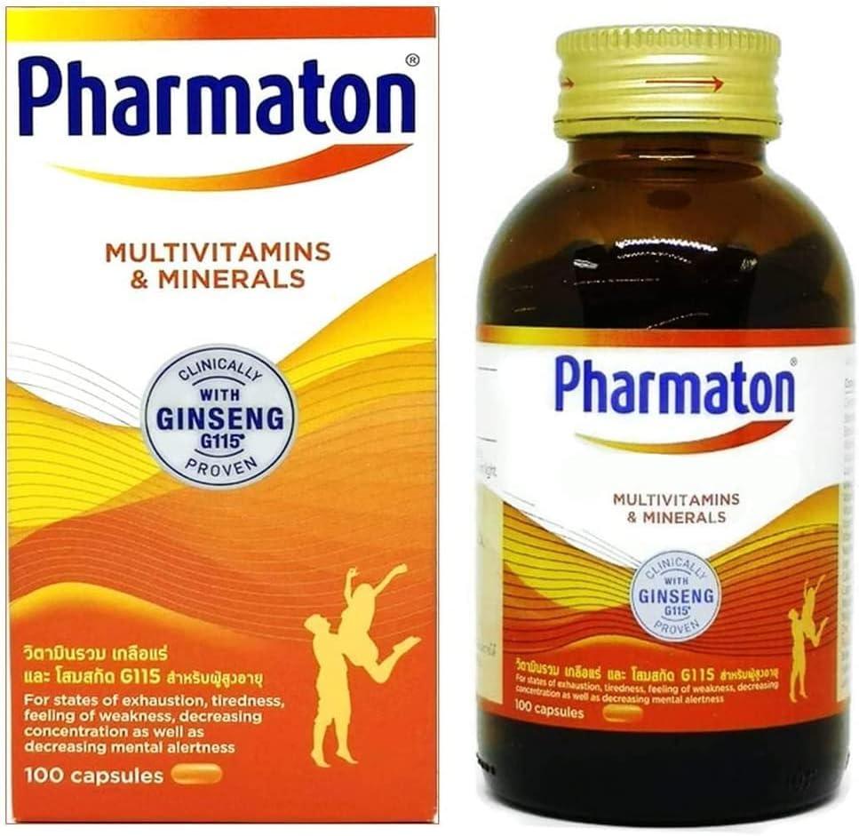 Pharmaton Ginseng Extract G115 (100 Capsules) - Swiss Quality Formula ...