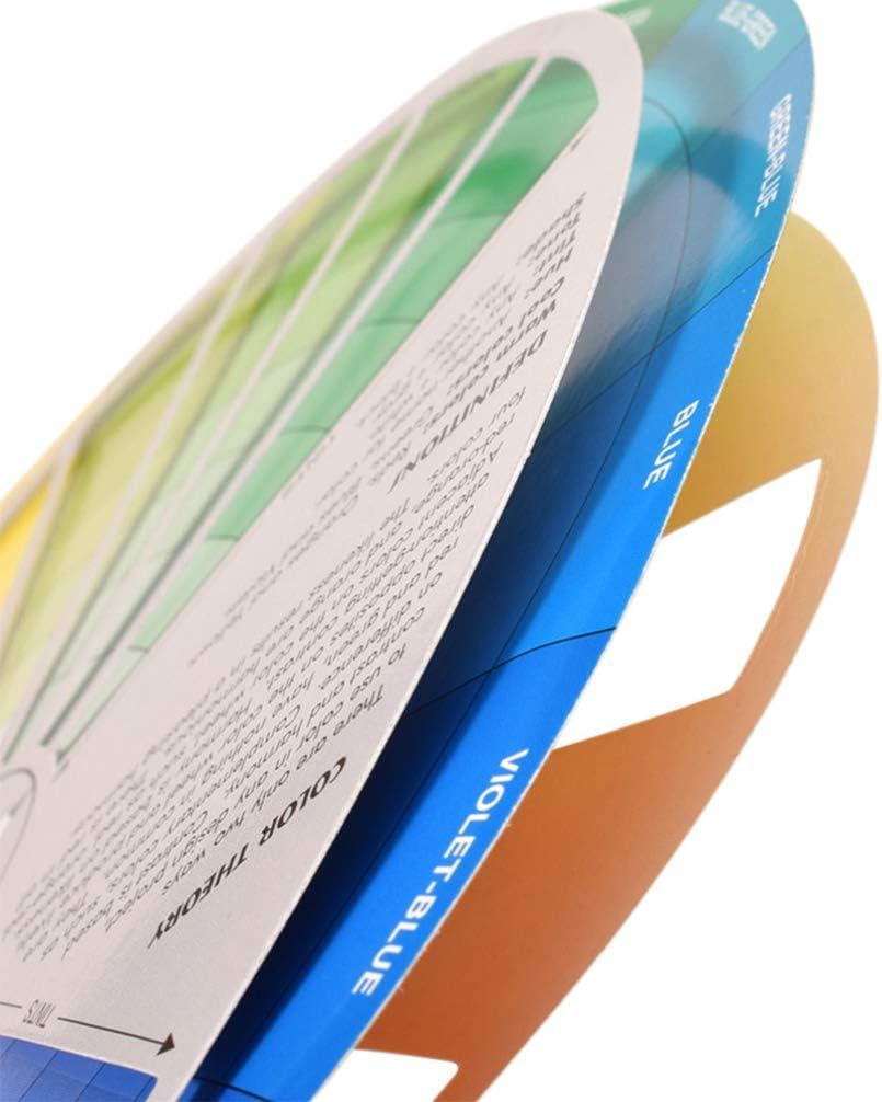 9 Inch Color Mixing Guide Wheel for Art Class - RGB Color Wheel for ...