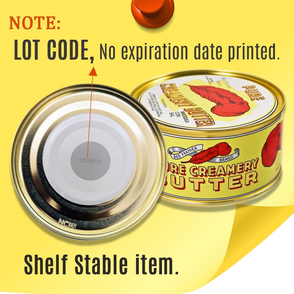 Red Feather Creamery Canned Butter 100% Pure New Zealand Butter, No ...