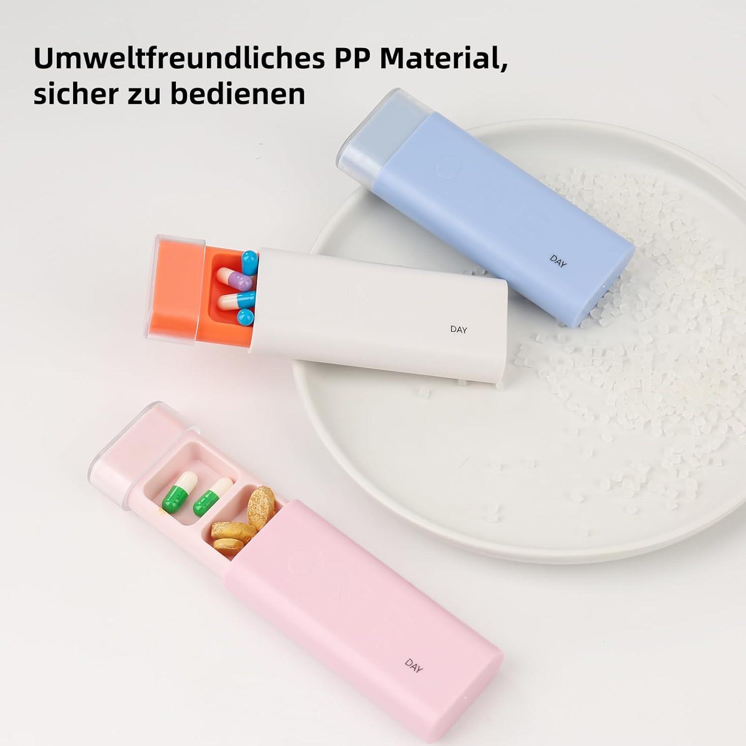 Tablet Box for On-the-Go Pill Dosing | Small Vitamin & Medication ...