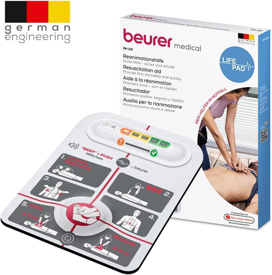 Beurer LifePad: CPR Resuscitation Aid for Optimum Compression Frequency and Pressure | Buy Now ...