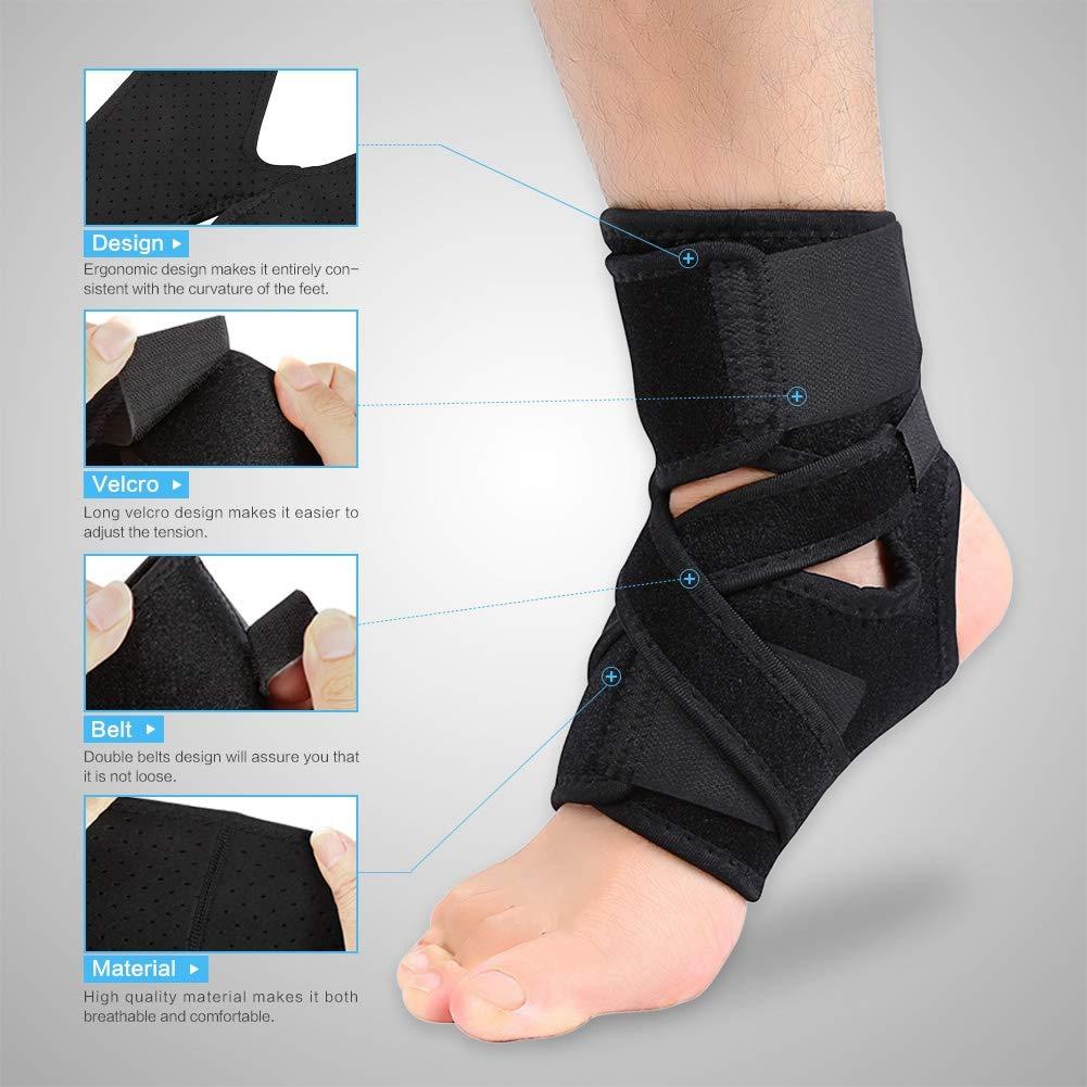 GOTOTOP Ankle Brace with Heel Strap for Peroneal Tendonitis & Arch Pain ...