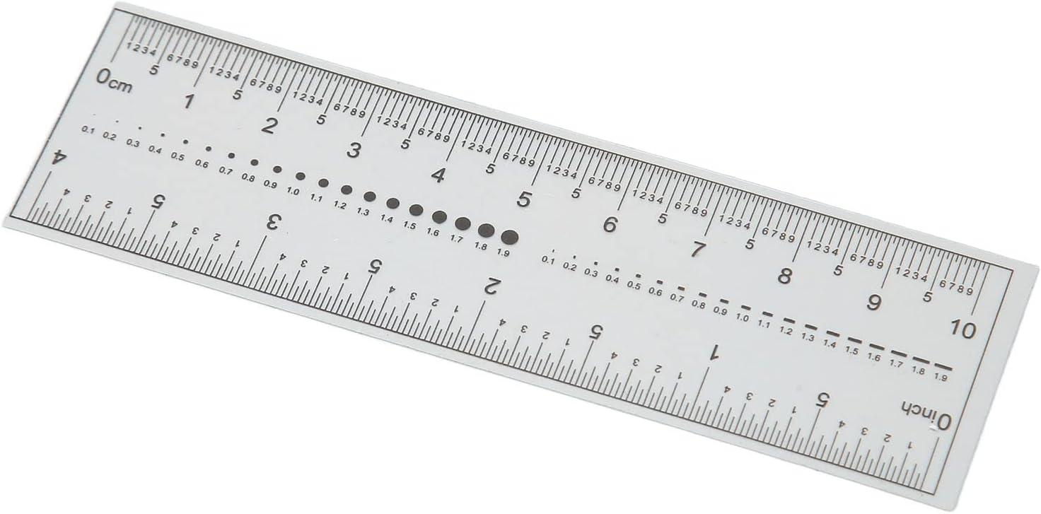 10PCS Nail Measuring Tool Transparent PVC Soft Ruler for Accurate Nail ...