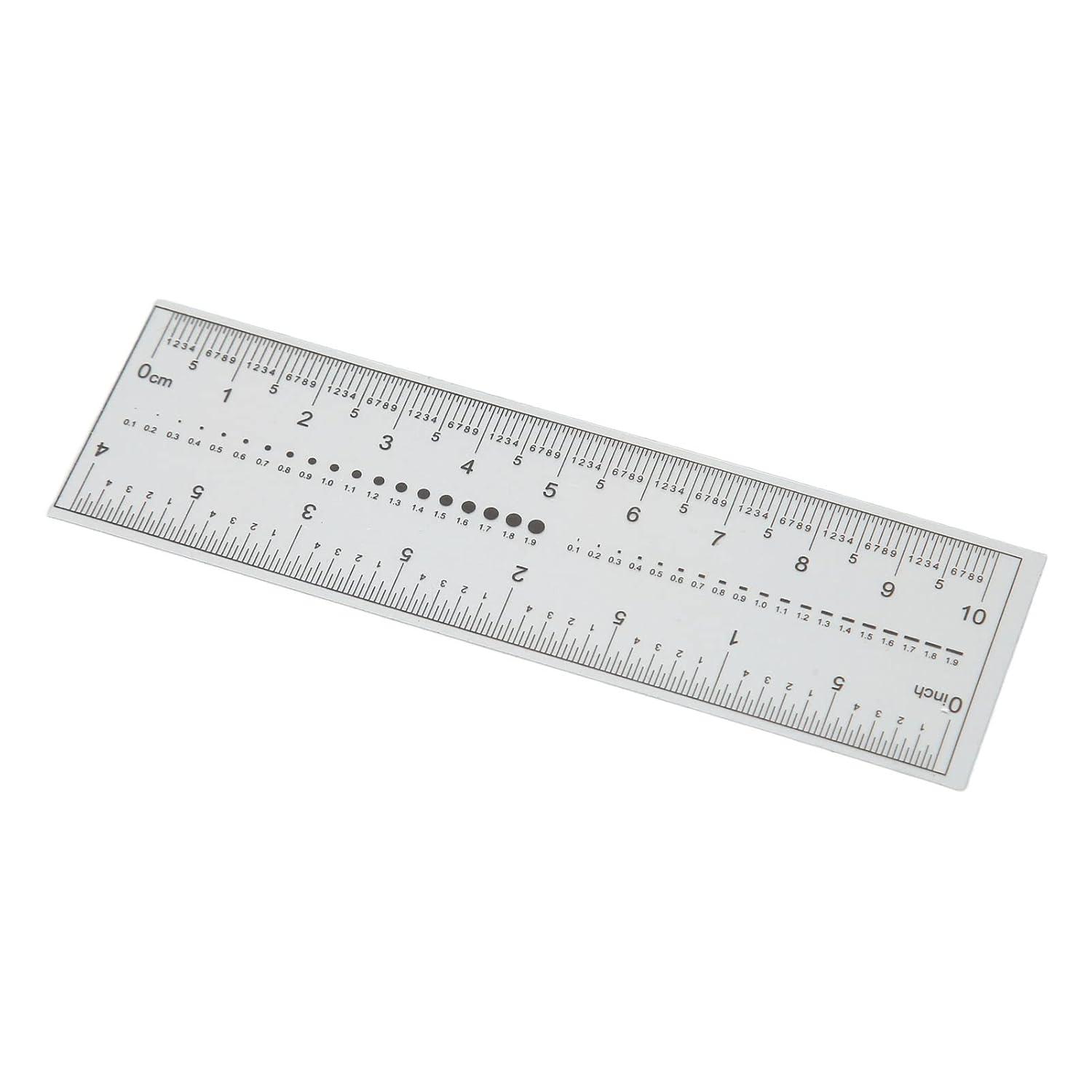 Nail Measuring Ruler Set | 10-Piece Ultra-Thin Transparent Tool for ...