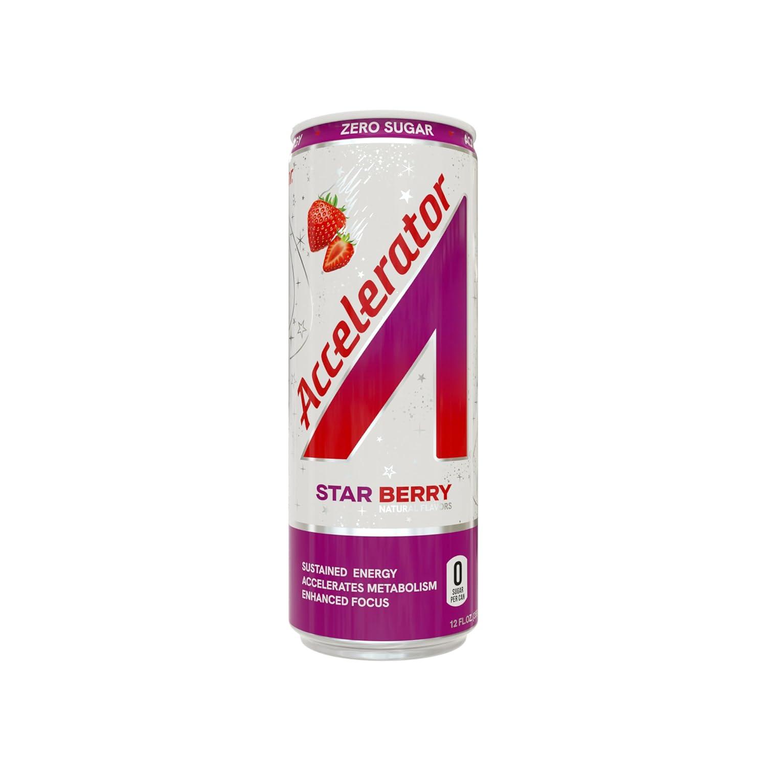 Buy A SHOC Accelerator Star Berry Energy Drink - 12 fl oz Can (Pack of ...