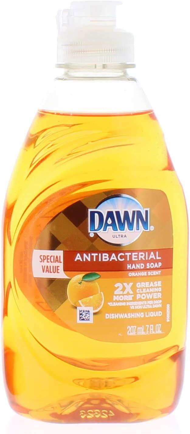 Dawn Ultra Antibacterial Orange Scent Dishwashing Liquid 7oz (2 Pack ...