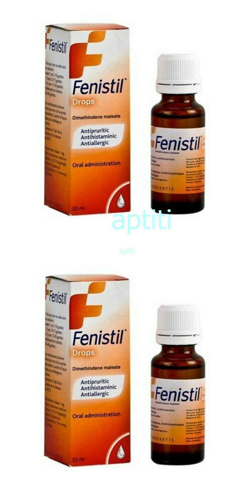 Fenistil Drops 40ml - Anti-Itch & Rash Relief for Insect Bites ...