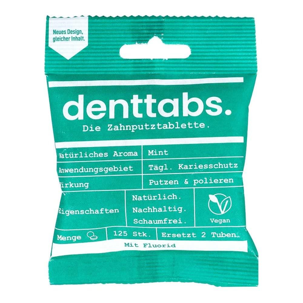 Denttabs Tooth Plastering Pills - 125 Pcs | Efficient Dental Care for a ...