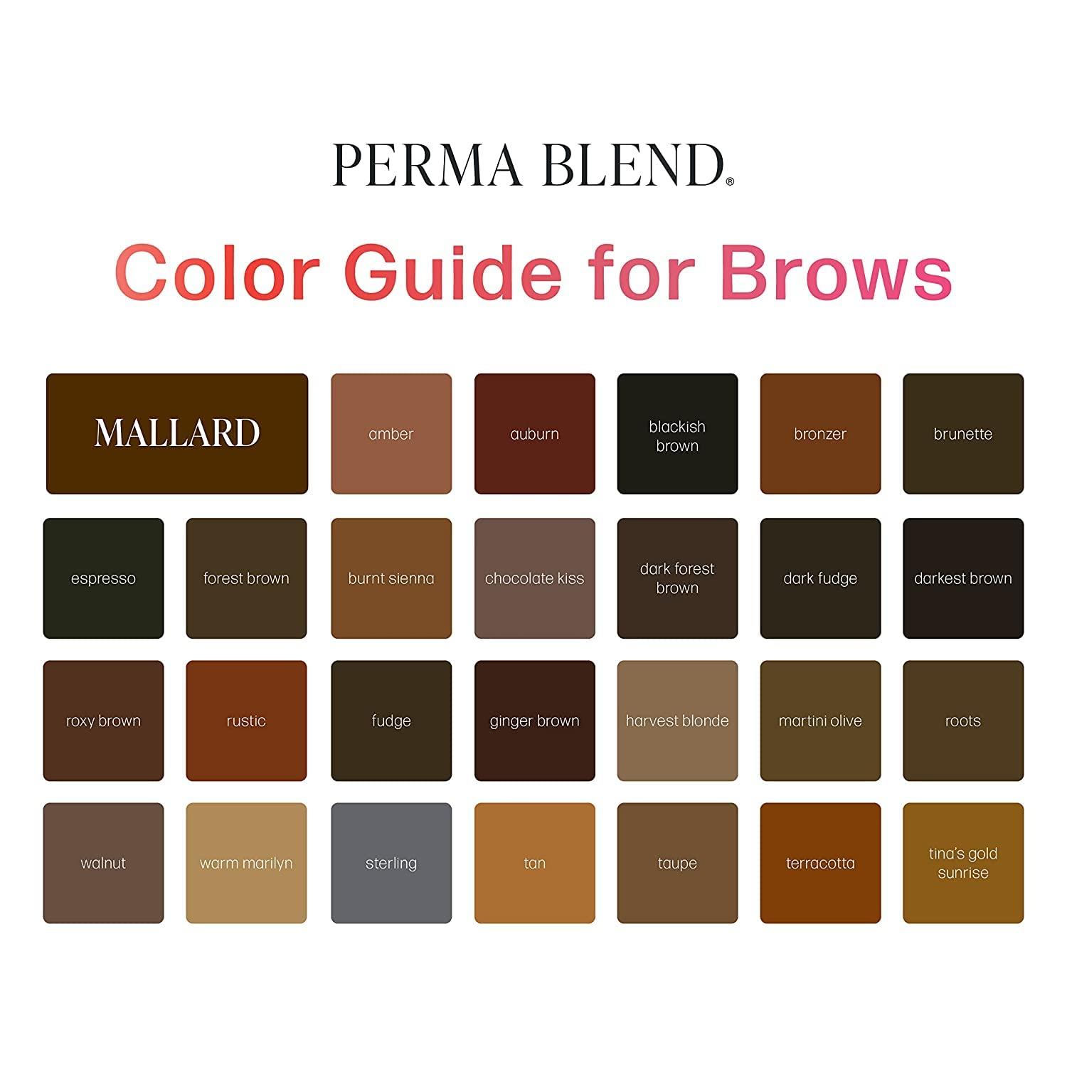Perma Blend Blackish Brown High Opacity Vegan Pigment for Eyebrows ...
