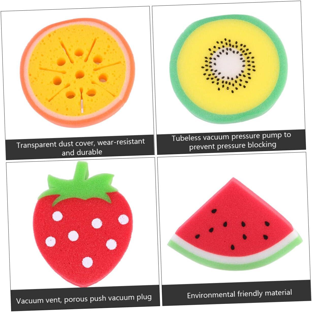 Zerodeko 4 Pcs Children's Bath Sponge Set - Baby & Kids Exfoliating ...