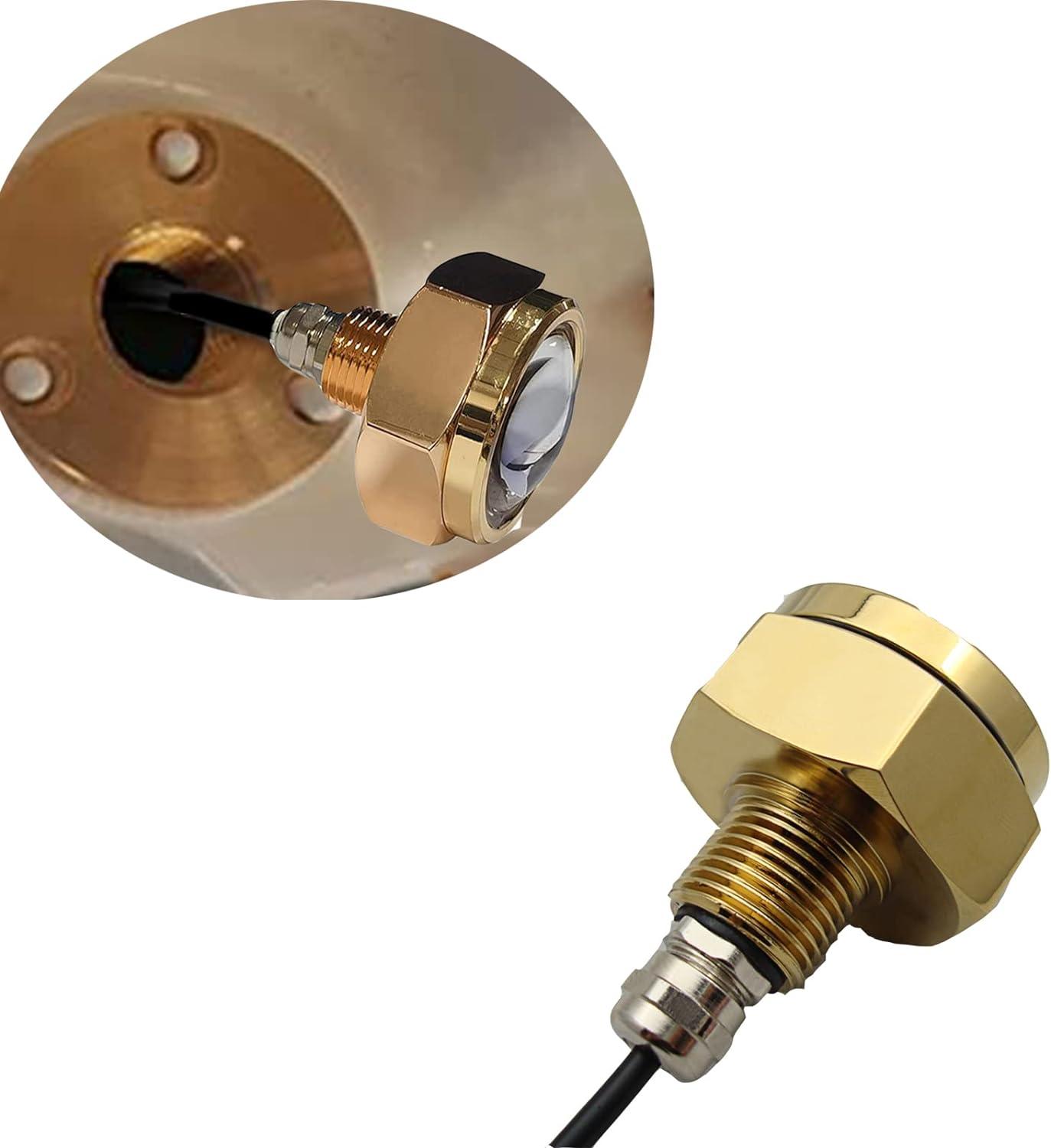 JXOFROAD 1/2 NPT RGBW Boat Drain Plug Lights - 2 Pack | Underwater ...