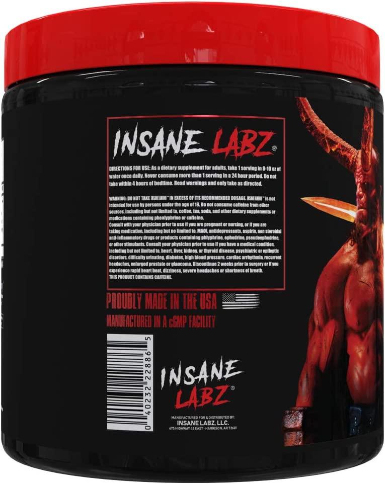 Insane Labz Insane Amino Hellboy BCAA - Energy Focus & Muscle Recovery ...