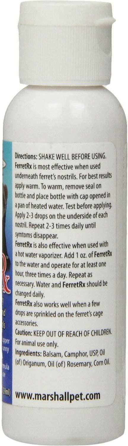 Marshall Pet Products Ferret Rx Upper Respiratory Treatment 4oz - Set ...