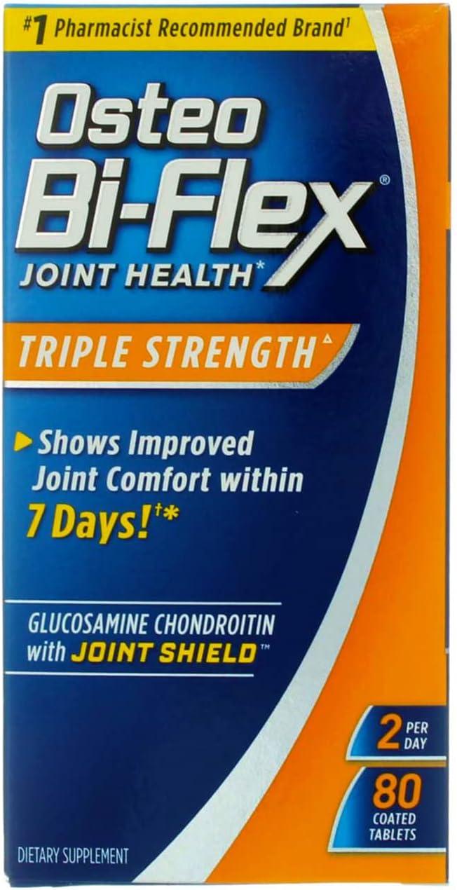 Osteo Bi-Flex Triple Strength 80 Coated Tablets - Joint Support ...