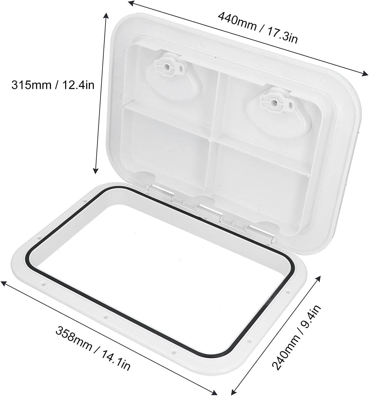 Deck Access Hatch for Marine Boat | 17-1/4" x 12-3/8" Inspection Cover ...
